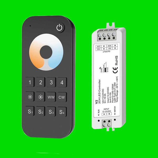CCT 4 Zone Wireless Controller for CCT LED Strip