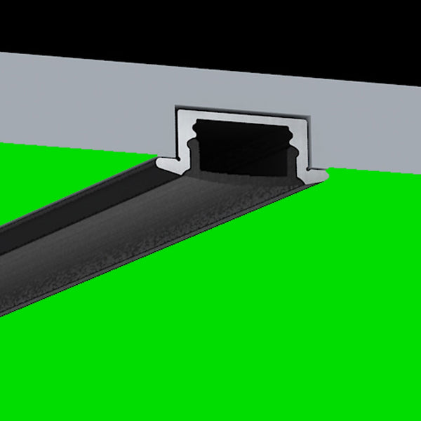 Black LED Profile Lighting – Custom Linear Light LP001